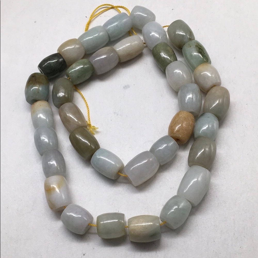 Genuine Jade Stone Single Strand - Gem